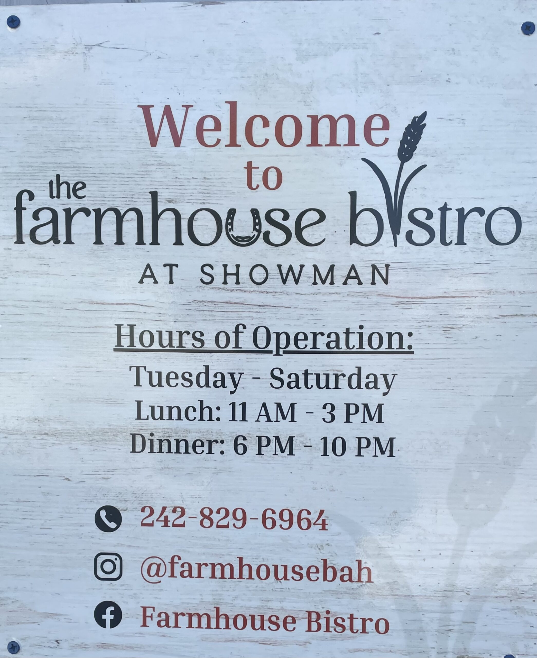 The Rustic Bahamian RESTAURANT FarmHouse bistro - Zanny's Guide